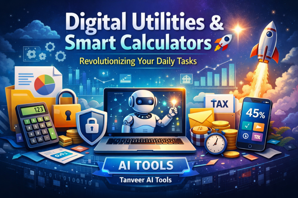 Digital Utilities & Smart Calculators – Free 100% Online Tools ...